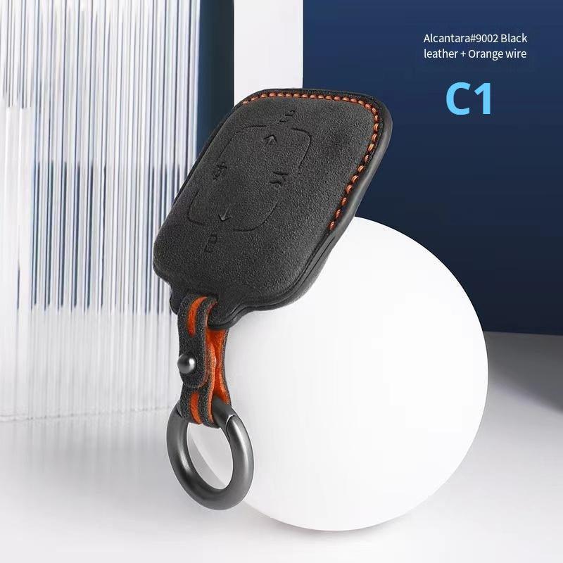 Suede Leather Key Holder for ZEEKR X ZEEKR 001/009 – Geelyevs